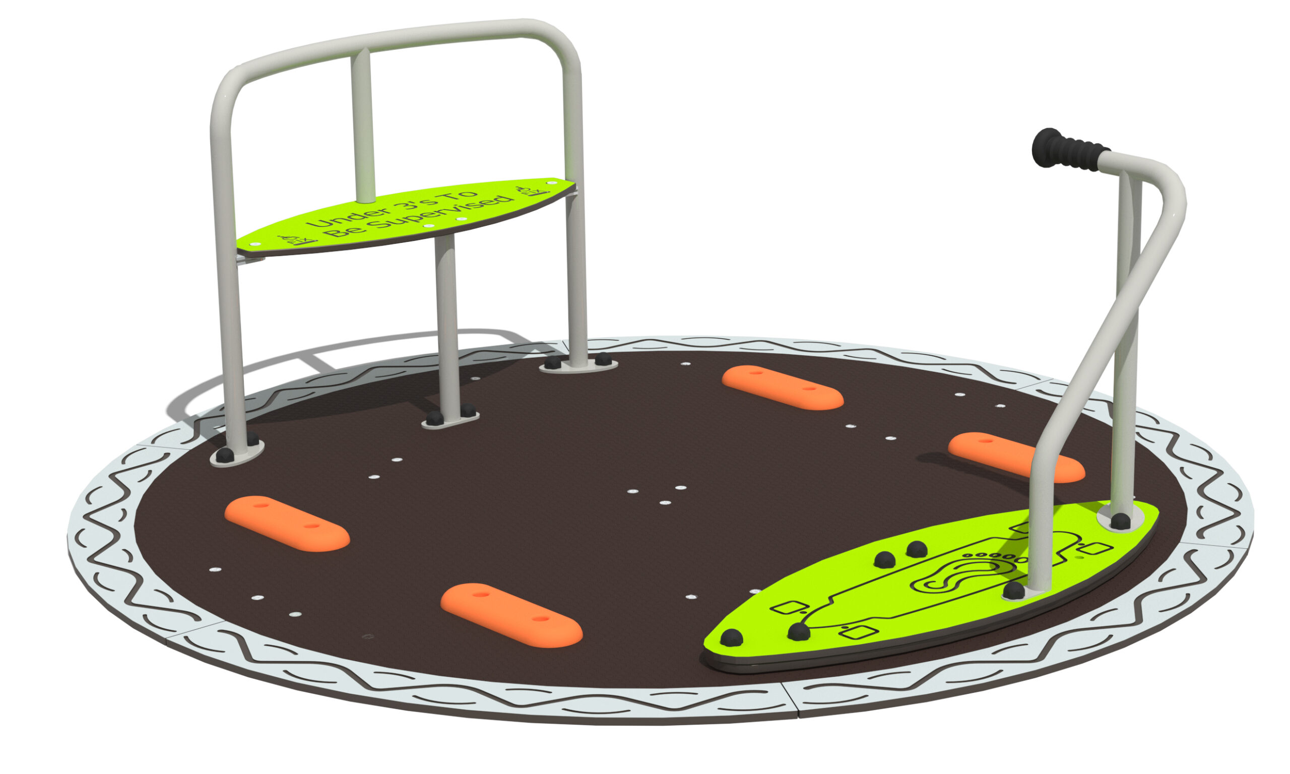 Inclusive Wheelchair Roundabout. UK designed & manufactured.