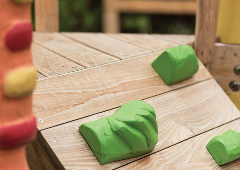 Wooden Outdoor Playground Equipment - Wobbly Wood - Sutcliffe Play